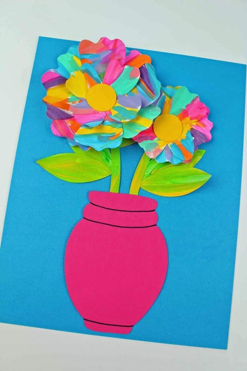 Painted Flower Art And Craft For Preschool The Inspiration Edit Painted Flower Art And Craft For Preschool The Inspiration Edit