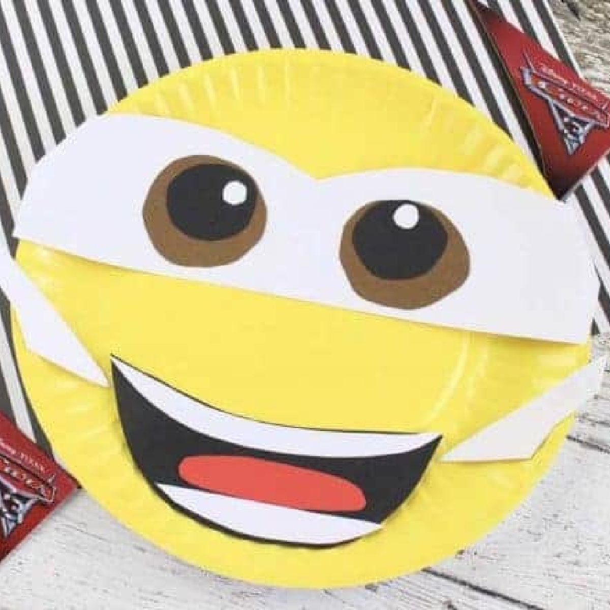 Disney Cars Paper Plate Craft | The Inspiration Edit