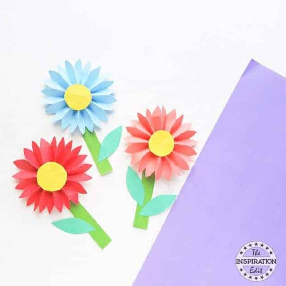 Paper Daisy Flower Craft | The Inspiration Edit
