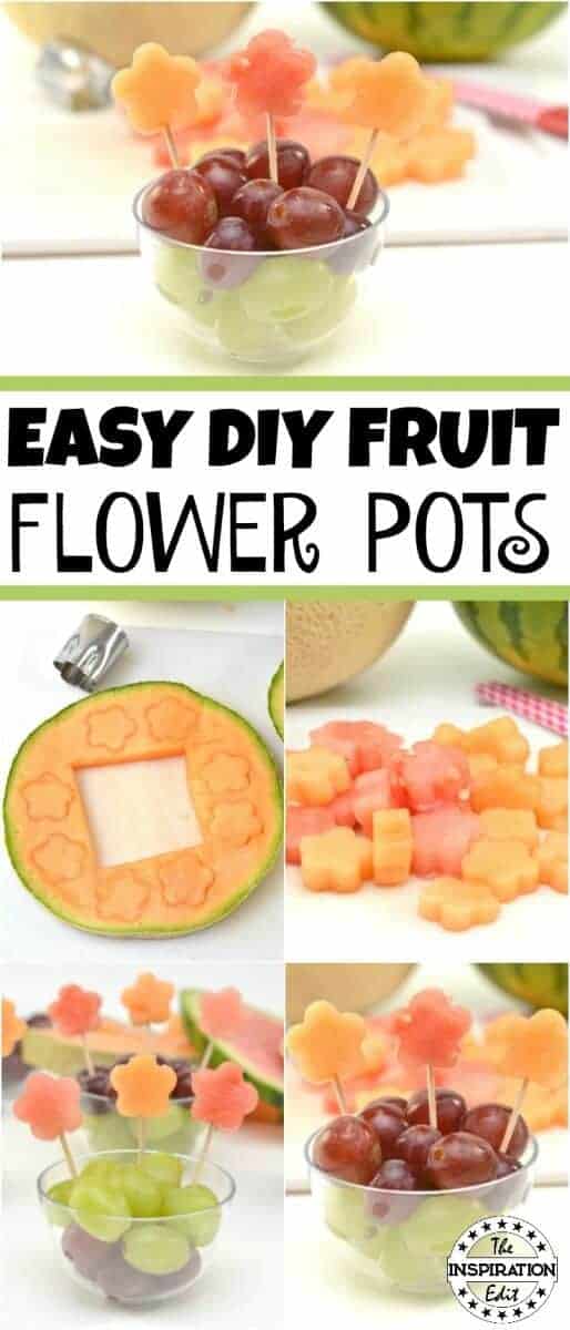 Flower Garden Fruit Cup Snacks · The Inspiration Edit