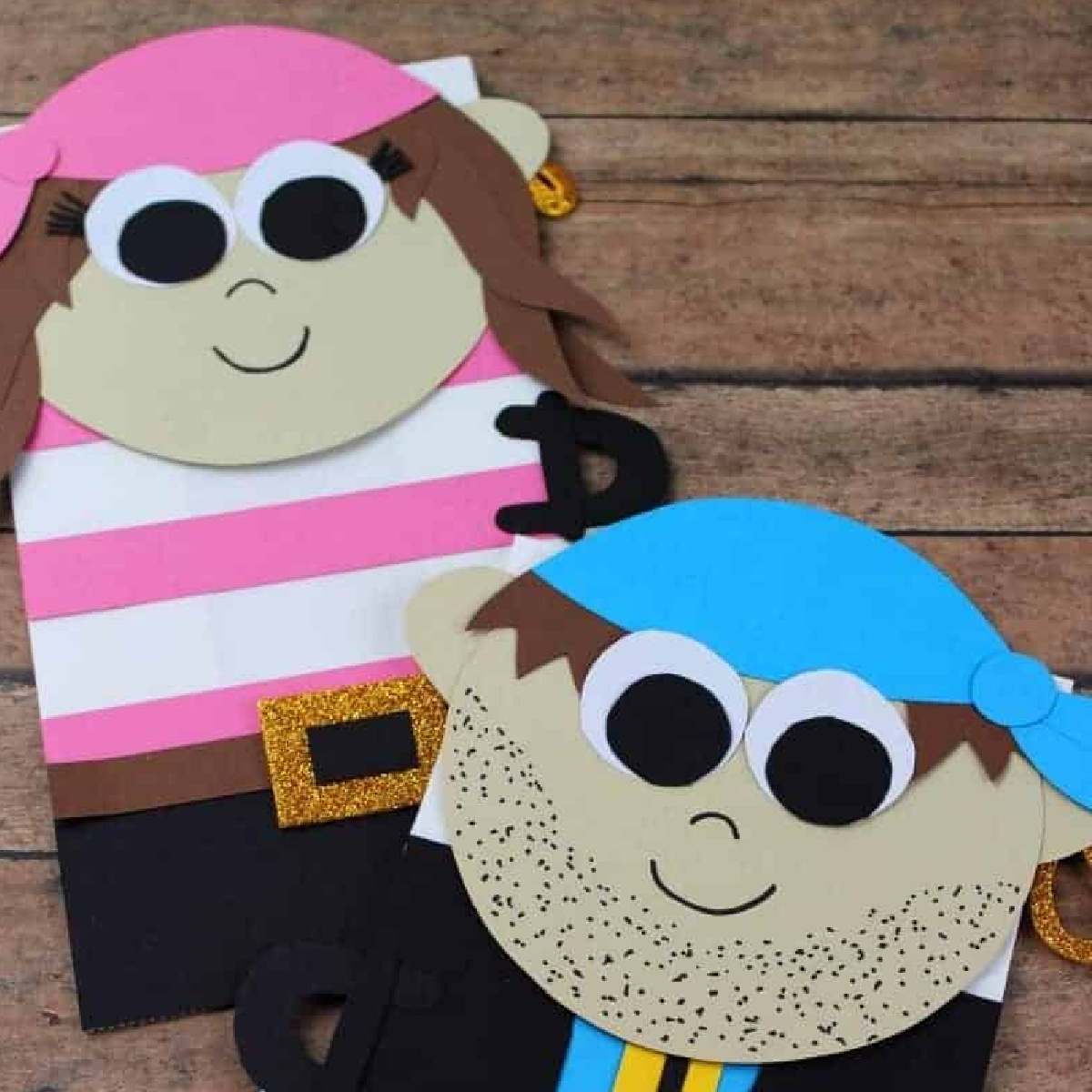Pink Pirate Paper Bag Craft | The Inspiration Edit