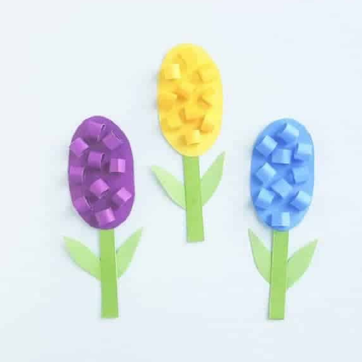 Paper Flower Hyacinth Craft for Kids | The Inspiration Edit