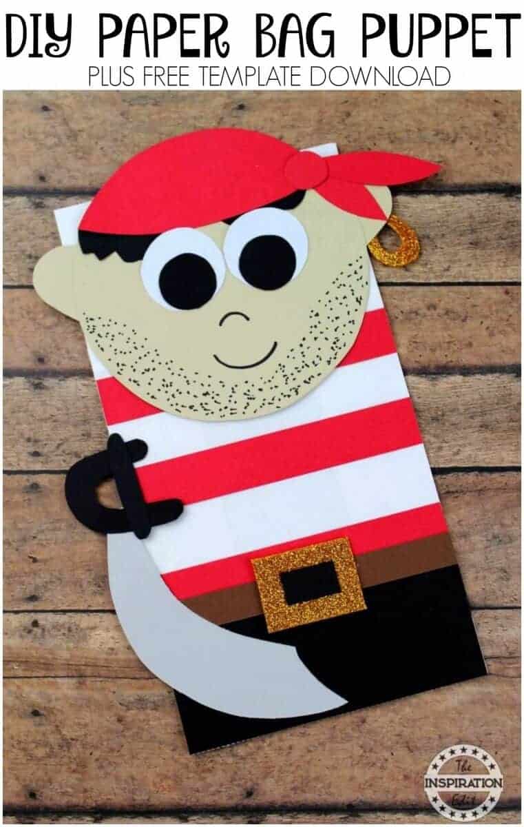 3 Pirates Paper Bag Craft · The Inspiration Edit