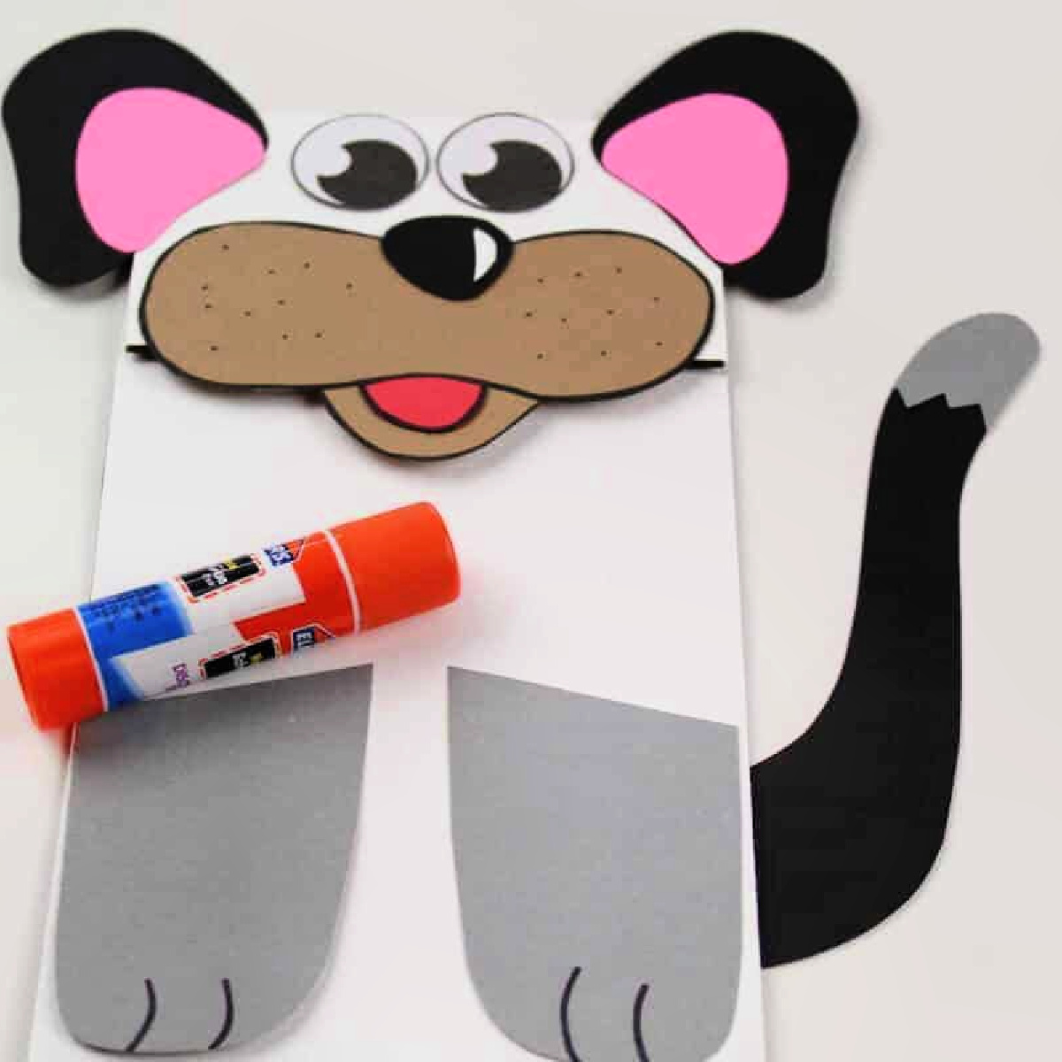 Super Cute Paper Bag Dog Puppet | The Inspiration Edit