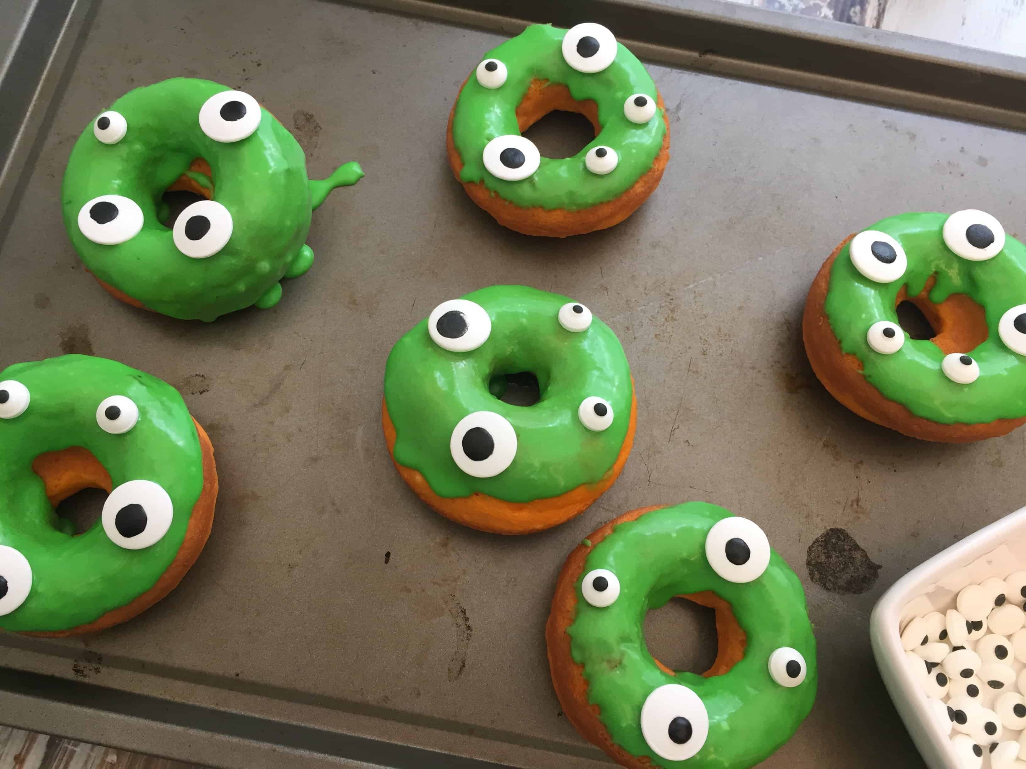Halloween Monster Donuts: Too Scary to Eat! · The Inspiration Edit