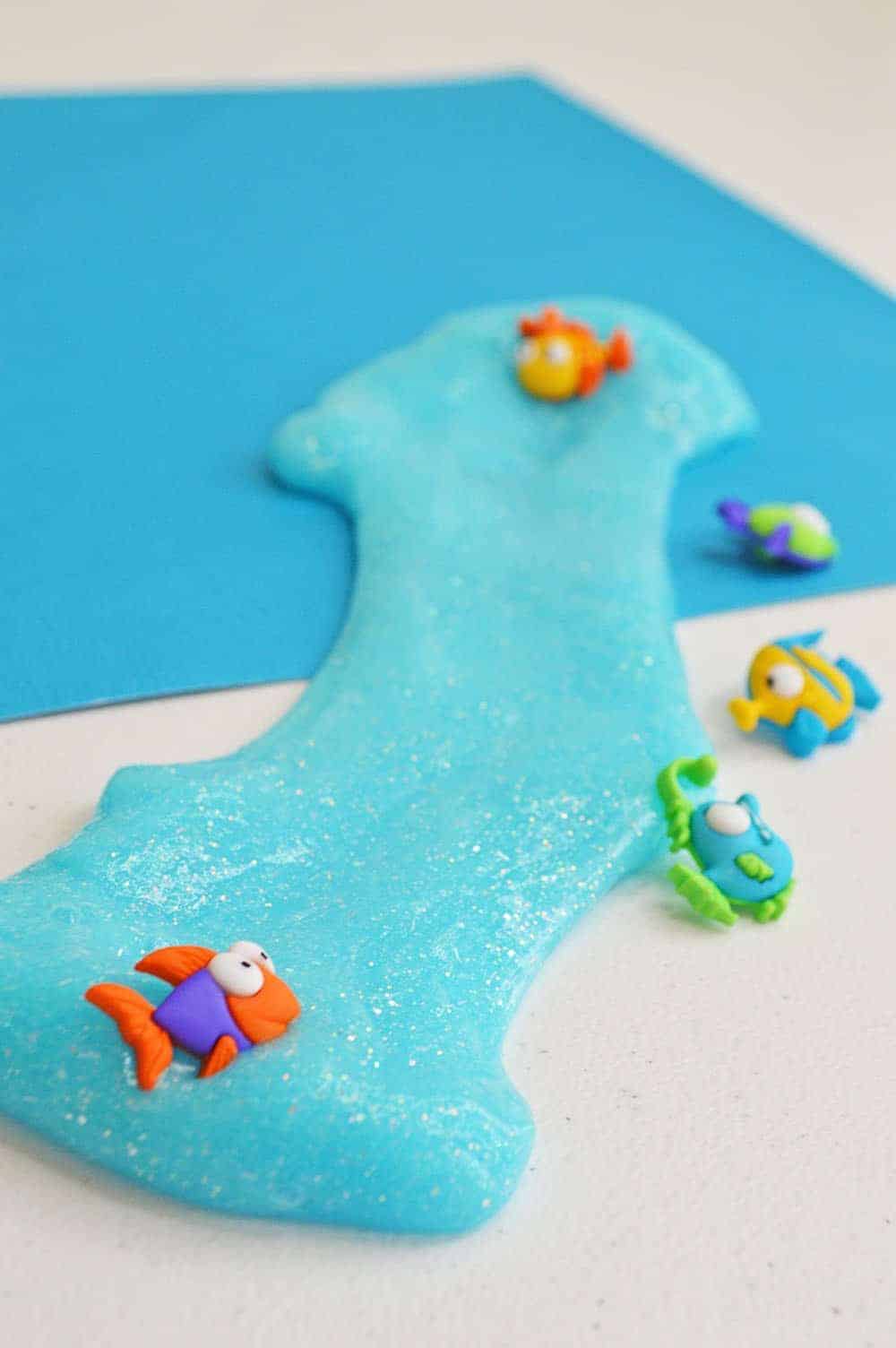 Ocean Themed Elmer's Slime Recipe · The Inspiration Edit