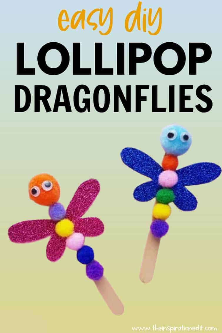 Dragonfly Craft Using Popsicle Sticks | The Inspiration Edit