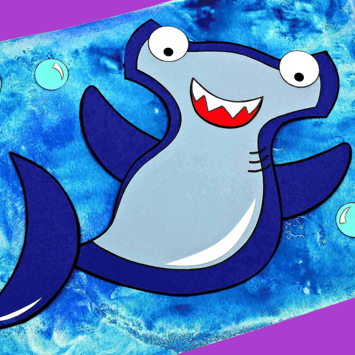 Hammer Head Shark Craft for Kids | The Inspiration Edit