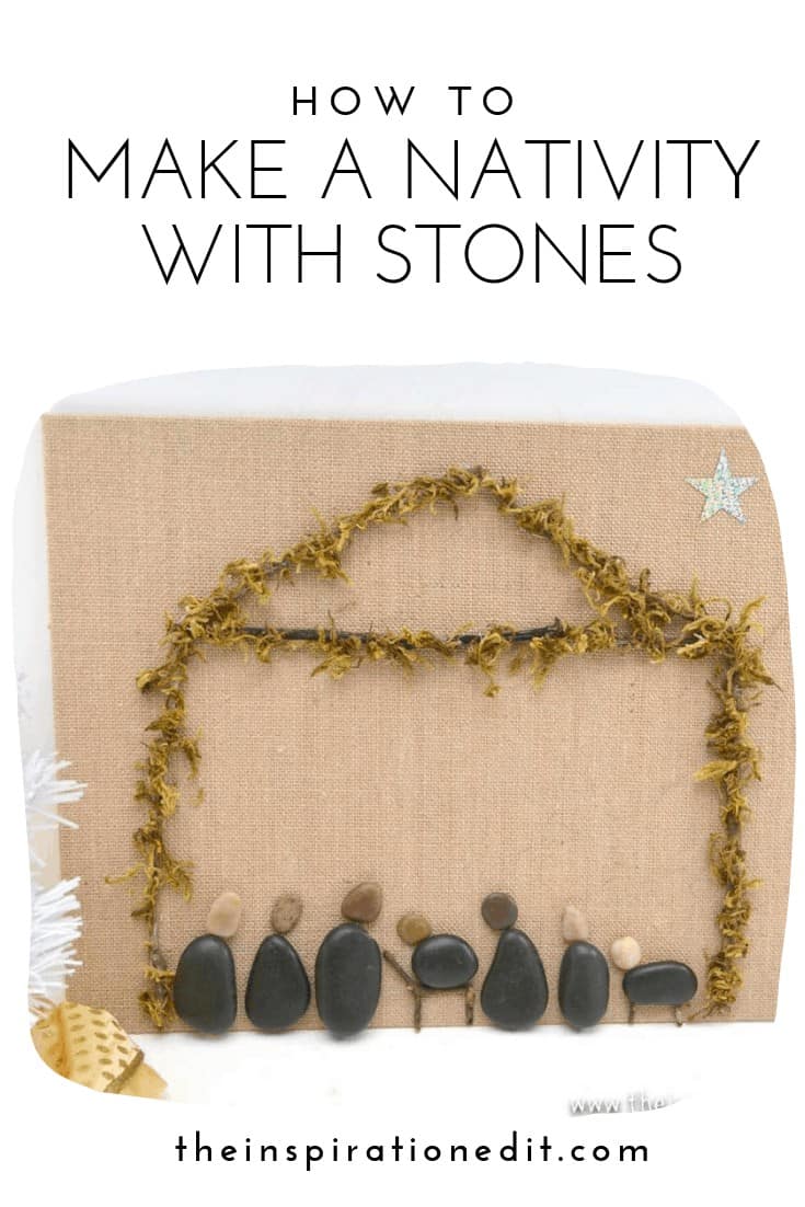 DIY Nativity Craft Using Stones · The Inspiration Edit