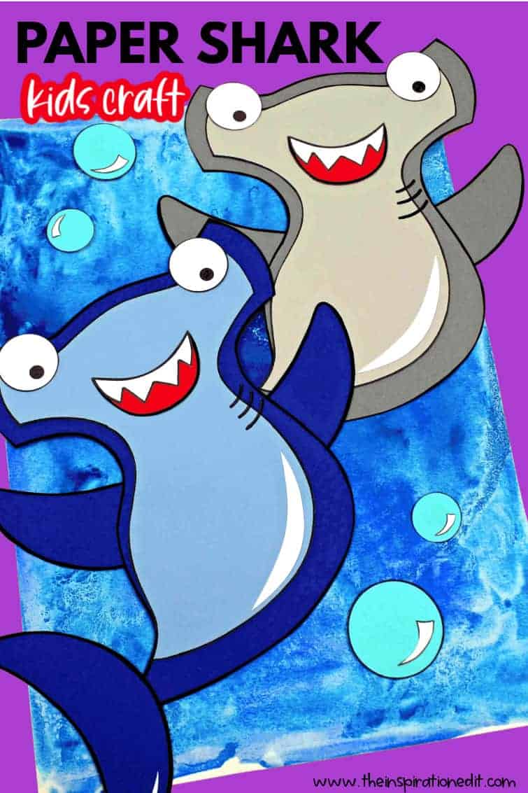 Hammer Head Shark Craft for Kids - The Inspiration Edit