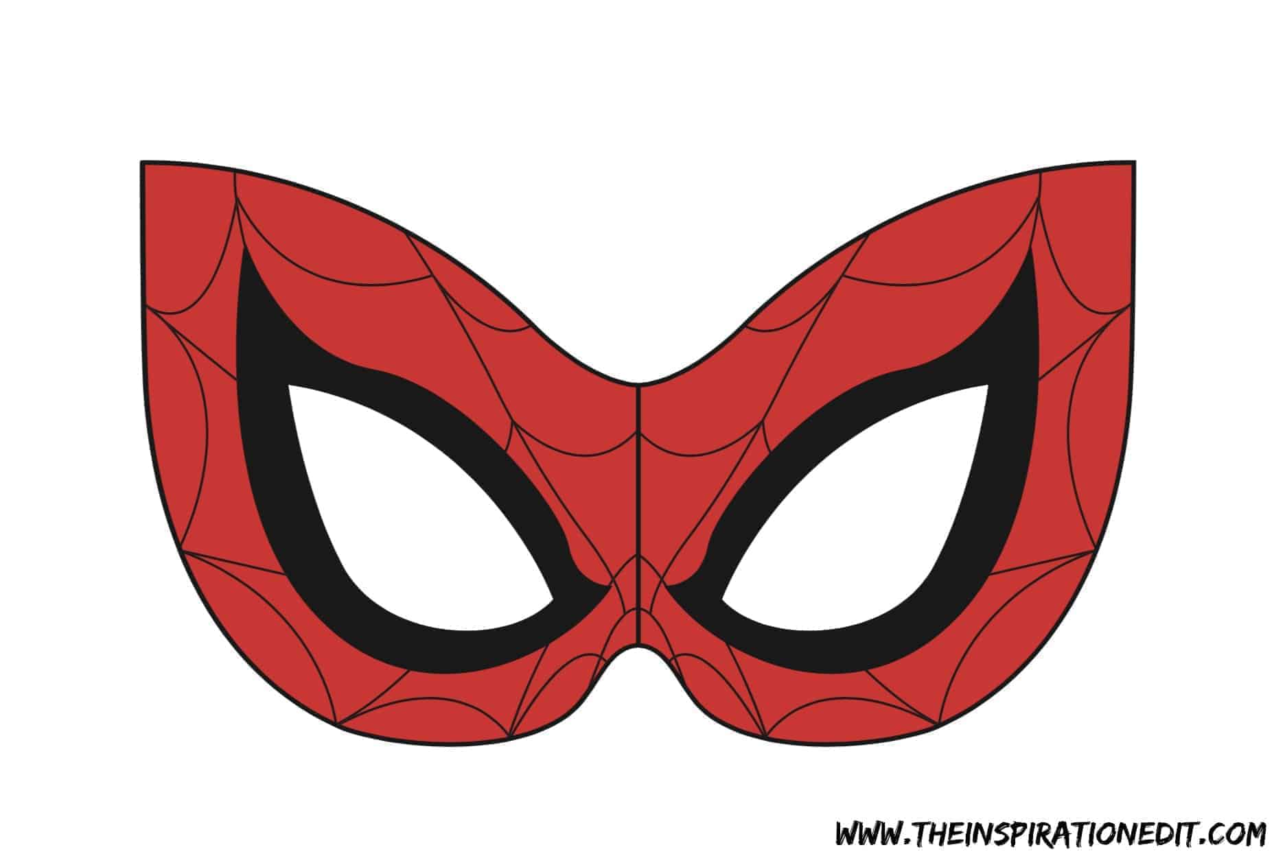 Spiderman Eyes Template