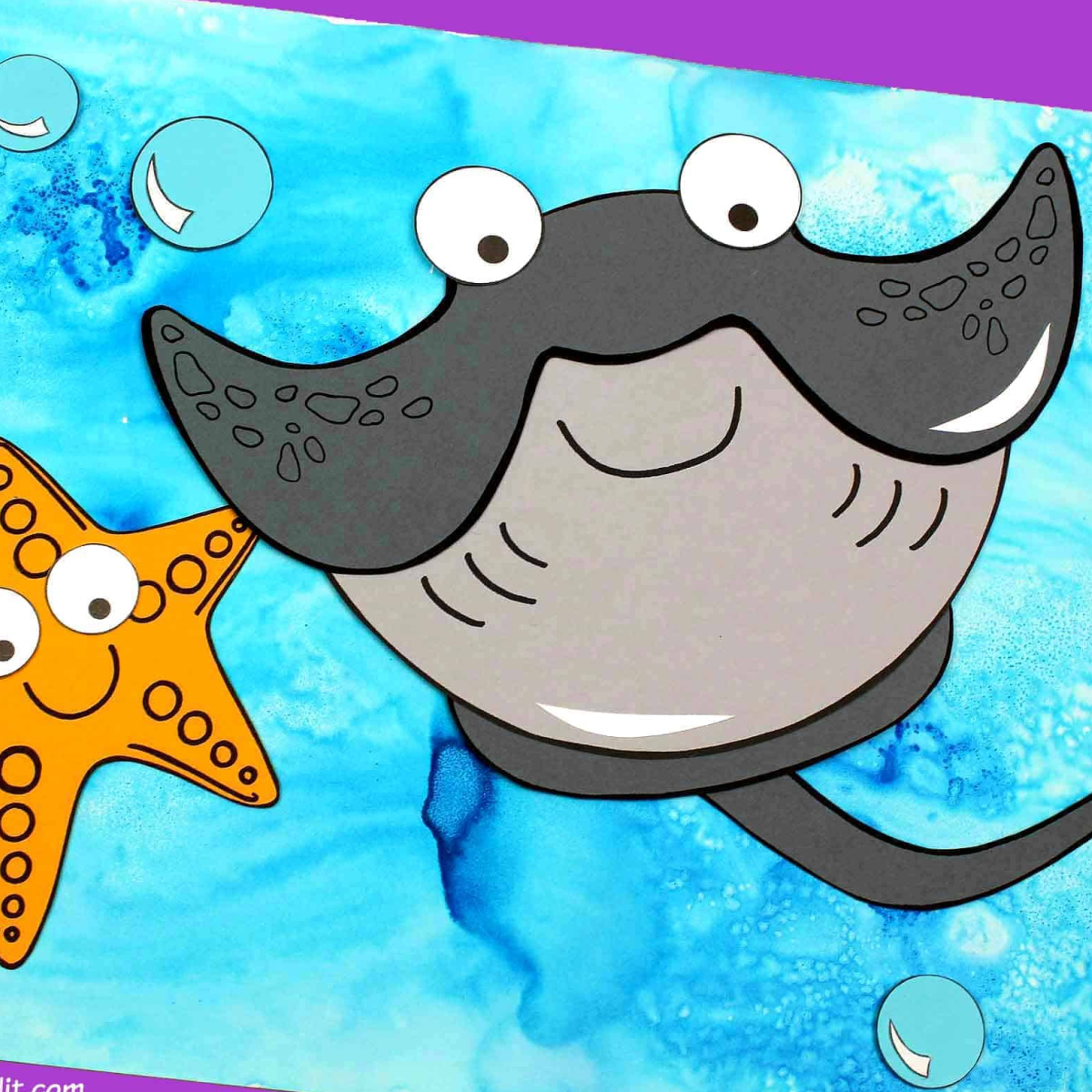 Easy Stingray Craft for Kids | The Inspiration Edit
