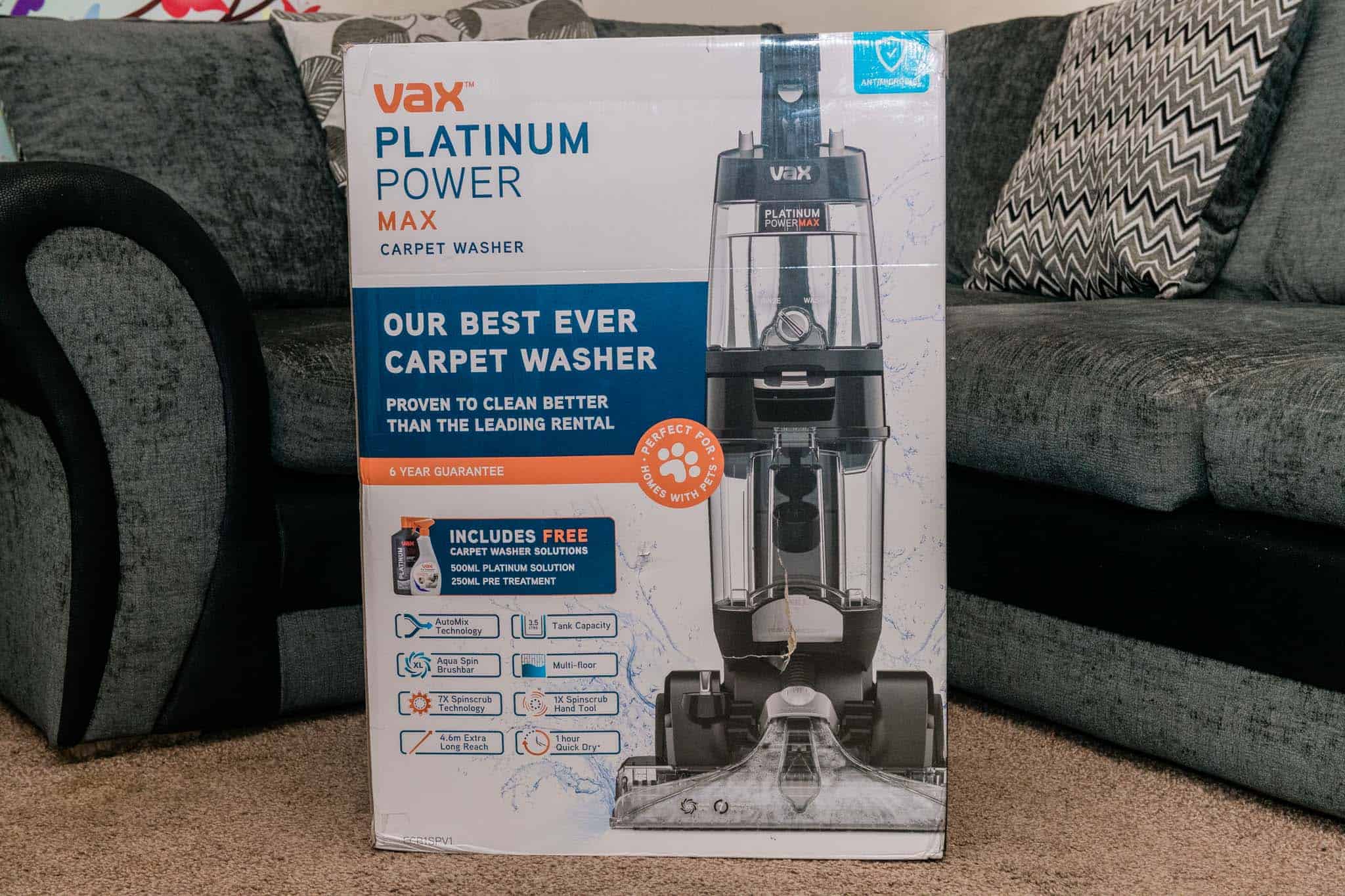 Vax Platinum Power Max Carpet Cleaner Review · The Inspiration Edit