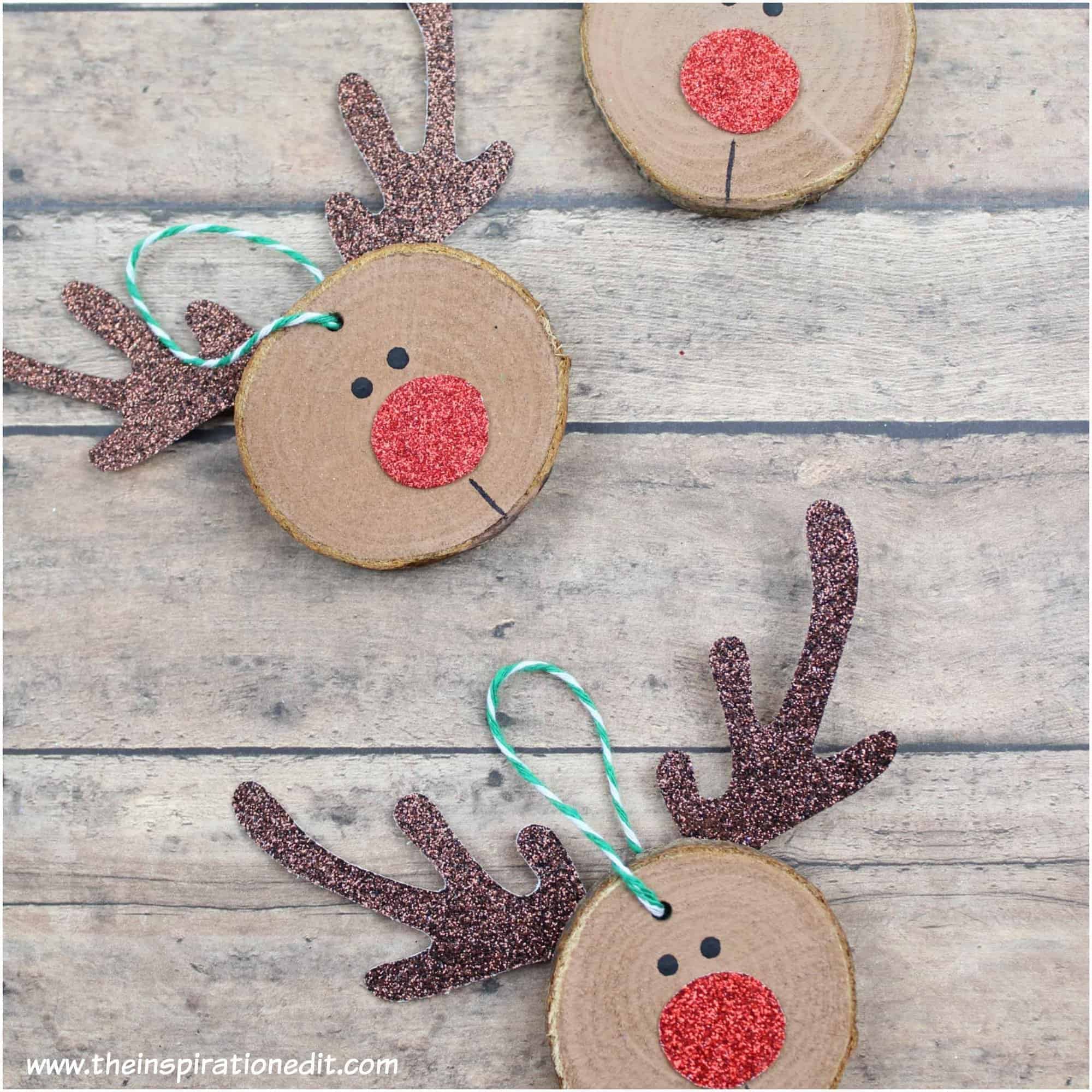 Rudolf Craft: Cute Christmas Ornament | The Inspiration Edit