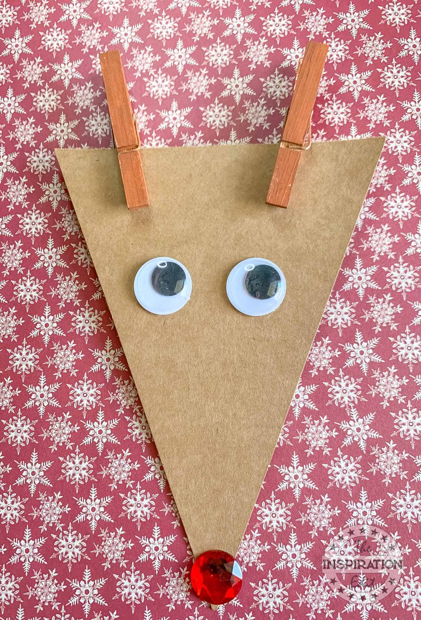 Rudolph Paper Craft For Preschool Kids The Inspiration Edit Rudolph Paper Craft For Preschool Kids The Inspiration Edit