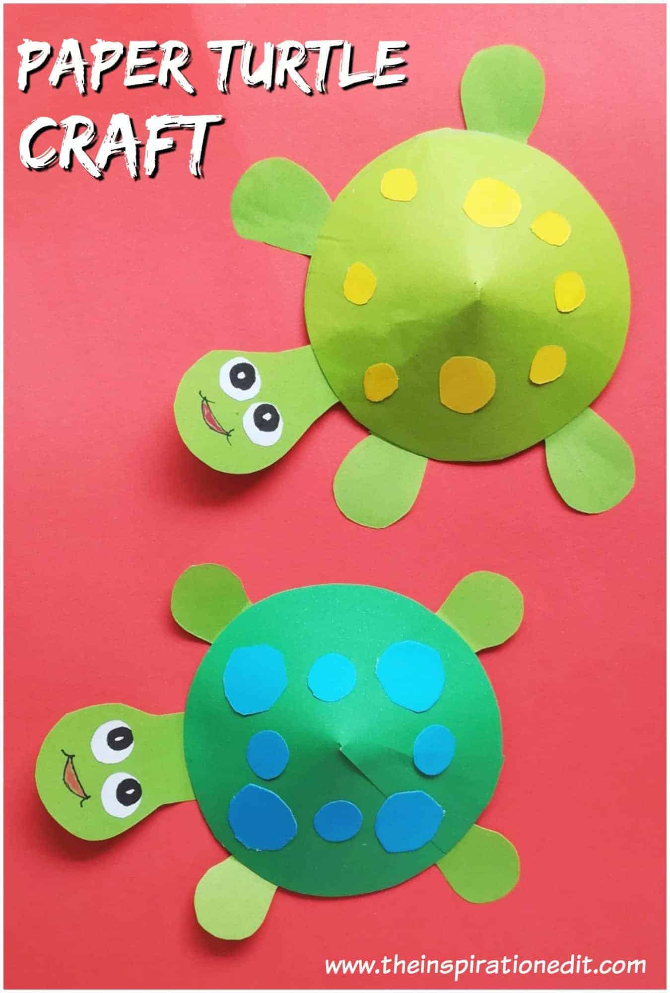 Paper Turtle Craft To Do With Kids The Inspiration Edit