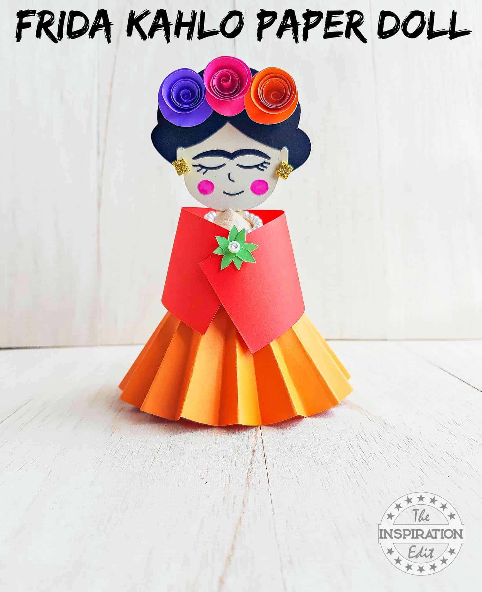 Frida Kahlo Paper Doll Craft · The Inspiration Edit