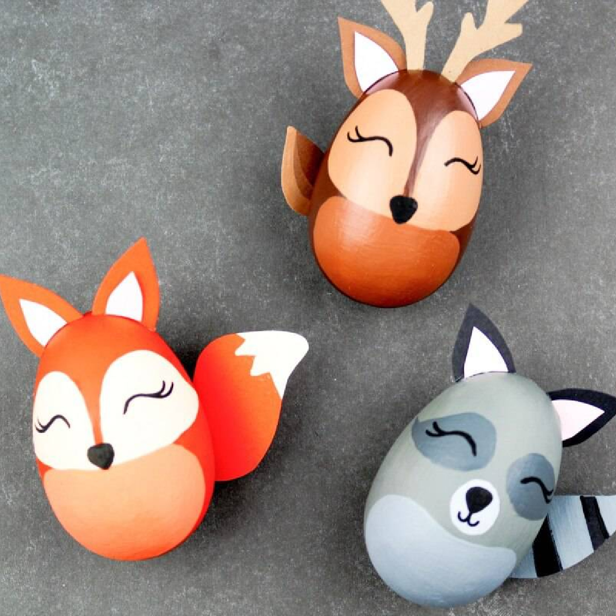 DIY Woodland Autumn Crafts the Racoon, Deer and Fox | The Inspiration Edit