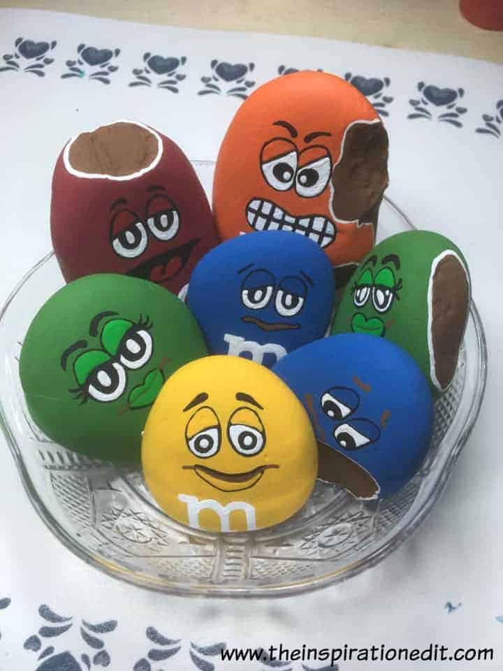 M&M Painted Rocks Art Tutorial · The Inspiration Edit