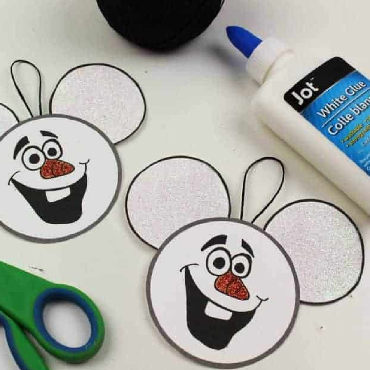 Olaf Christmas Ornament Craft | The Inspiration Edit