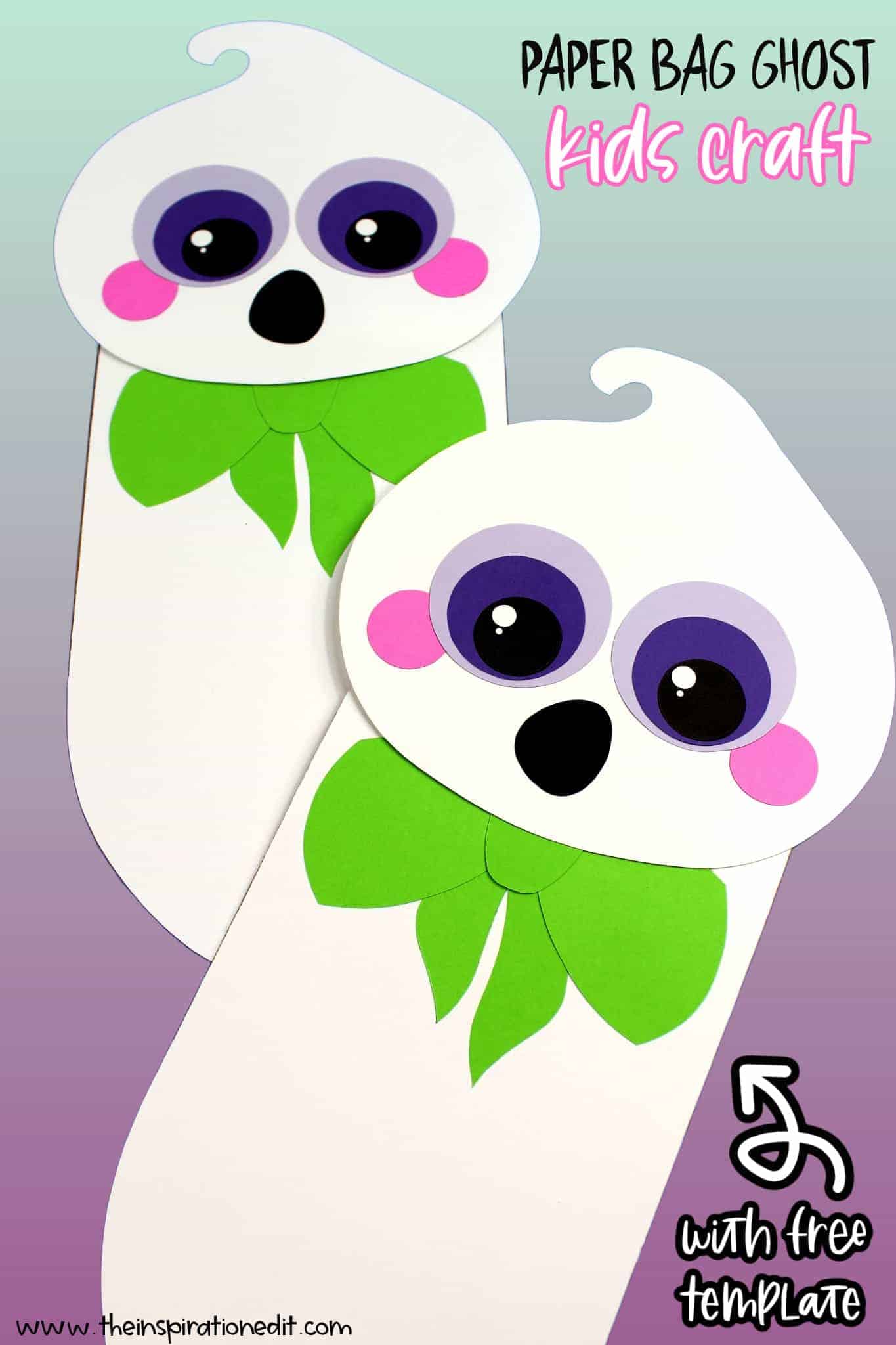 Halloween Puppet Ghost Craft - The Inspiration Edit