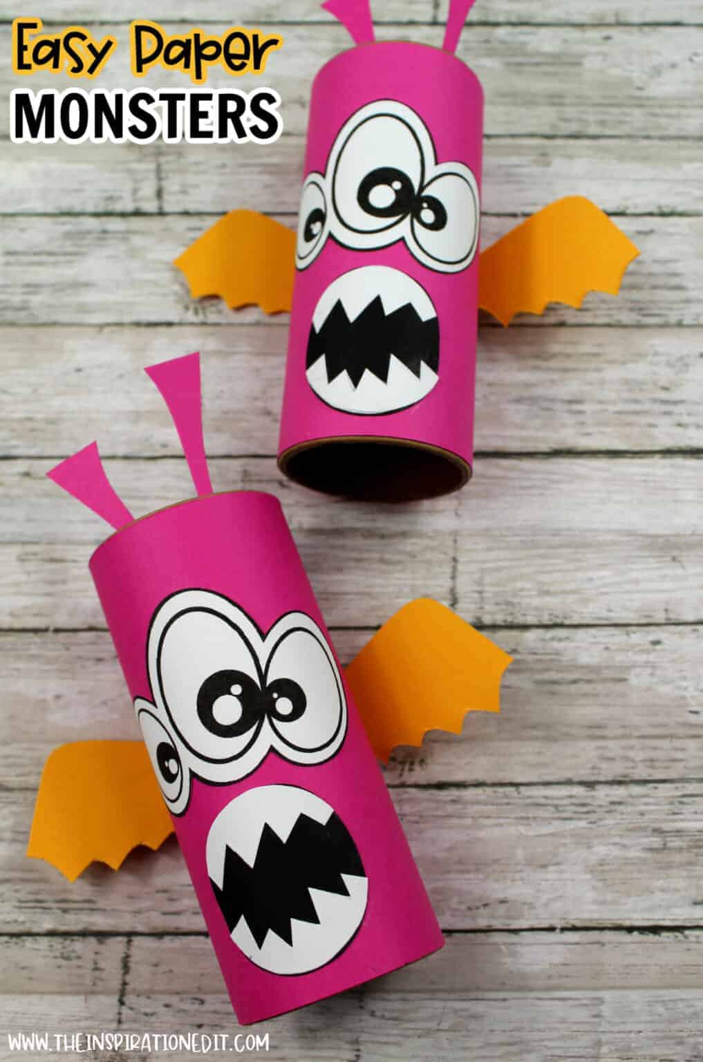 Toilet Roll Monster Craft for Kids | The Inspiration Edit