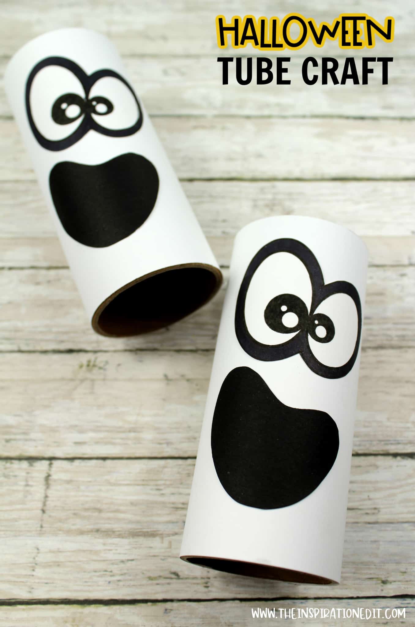 Fun Toilet Paper Roll Ghost Craft · The Inspiration Edit