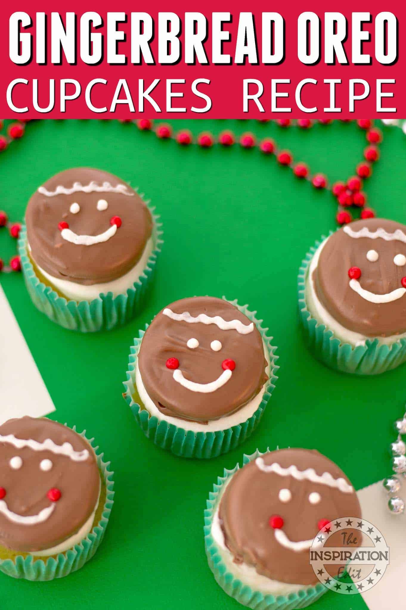 Oreo Gingerbread Man Cupcakes | The Inspiration Edit