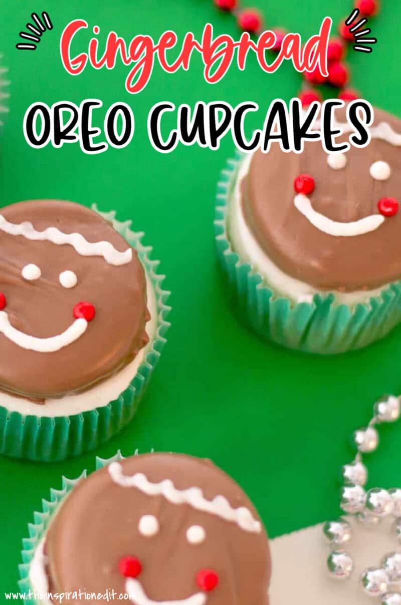 Oreo Gingerbread Man Cupcakes · The Inspiration Edit