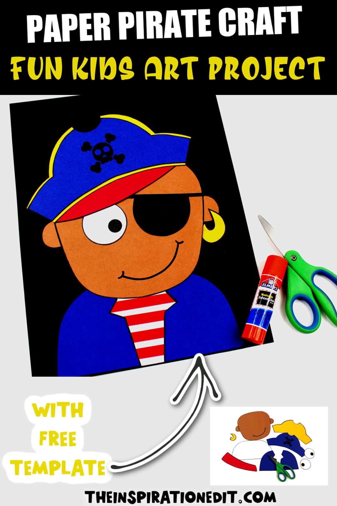 Fun Pirate Craft for Kids: Easy Project | The Inspiration Edit