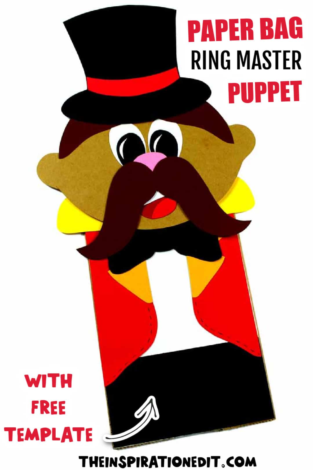 Paper Bag Ring Master: Best Circus Crafts for Kids - The Inspiration Edit