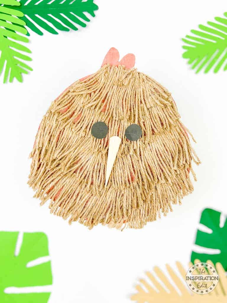 Paper Plate Kiwi Craft and Kiwi Facts · The Inspiration Edit