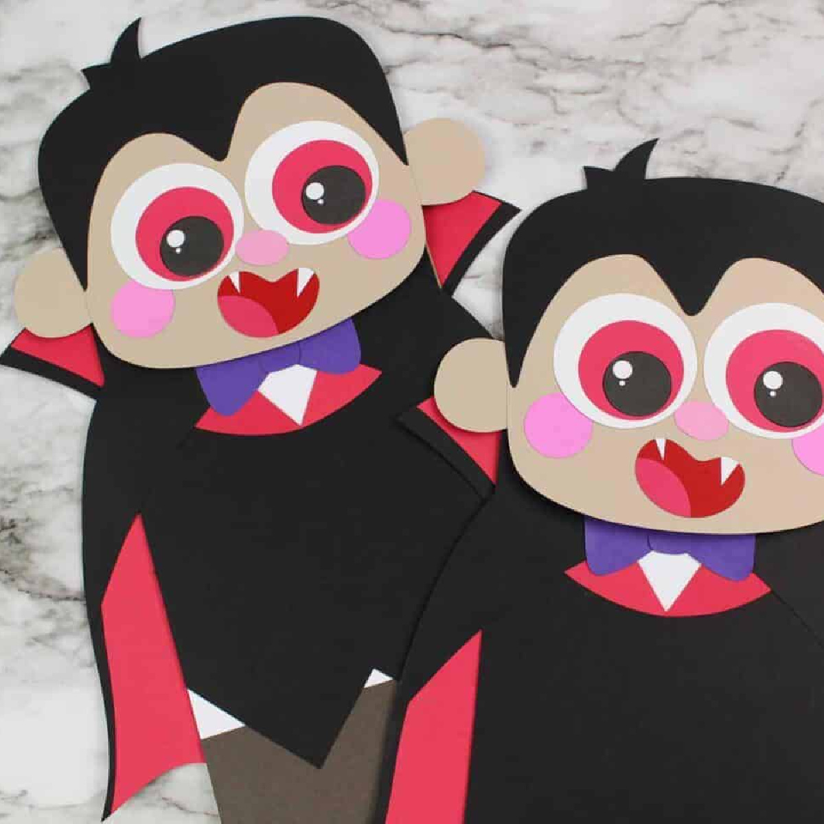 Vampire Puppet Paper Bag Craft | The Inspiration Edit